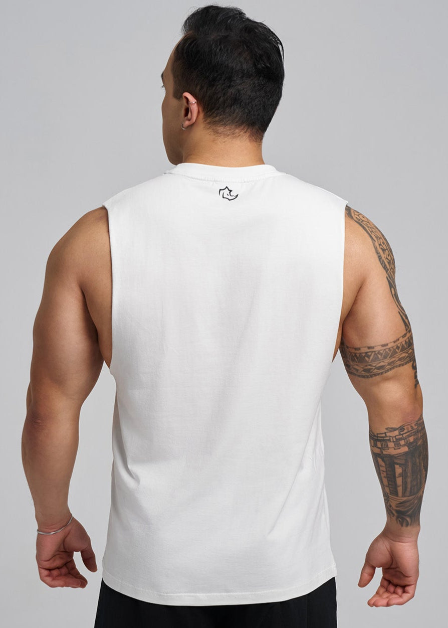 ICONIC RHINO TANK - LE BLANC – SHAPEWRECK